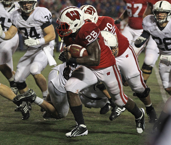 Montee Ball vs. PSU last year - The Sports Bank