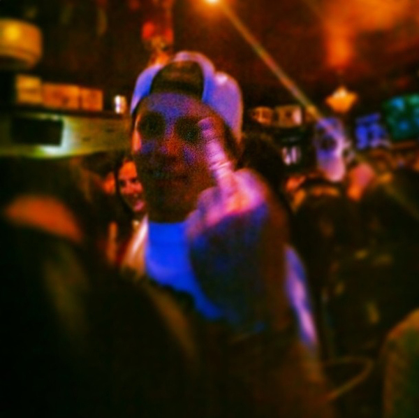 Patrick Kane LOOKALIKE gives the middle finger (update)