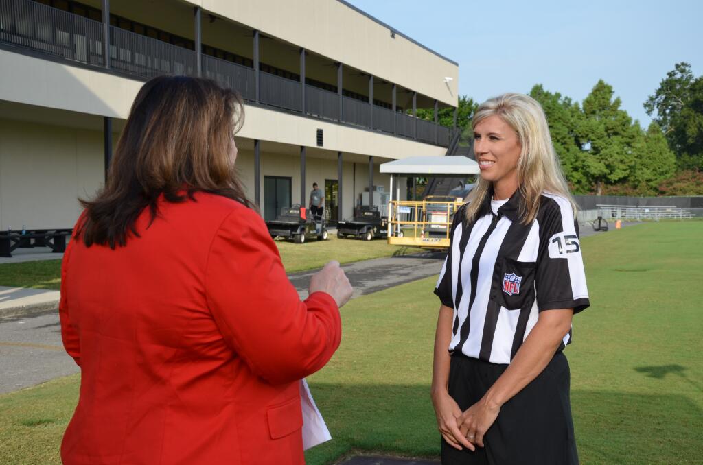 Will Sarah Thomas become the first female NFL Referee? (video)