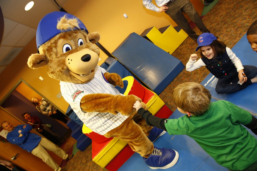 First in action photos of Clark the Cubs mascot emerge