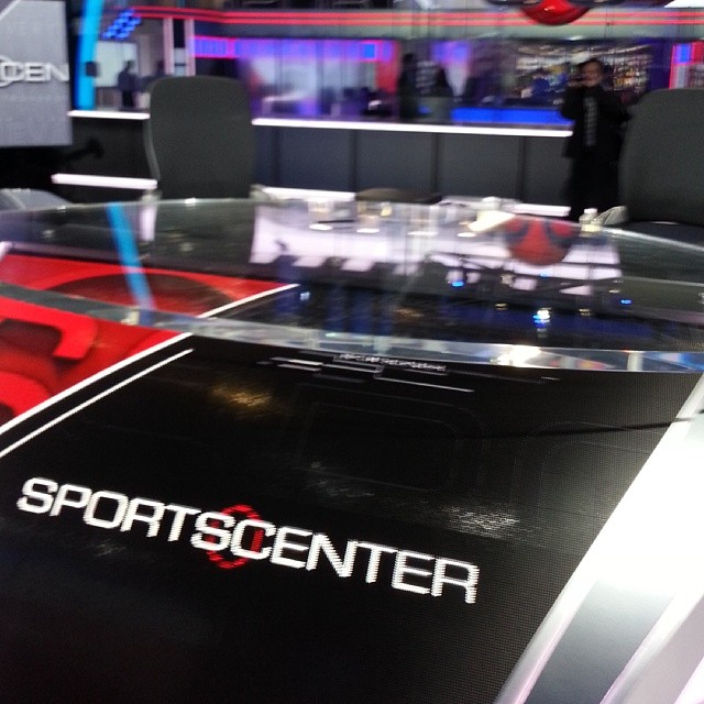 sportscenter desk - The Sports Bank
