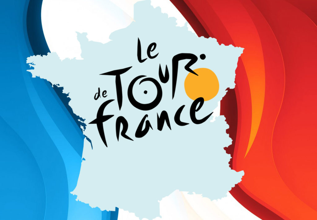 Tour de France 2016 logo with flag wallpaper - The Sports Bank