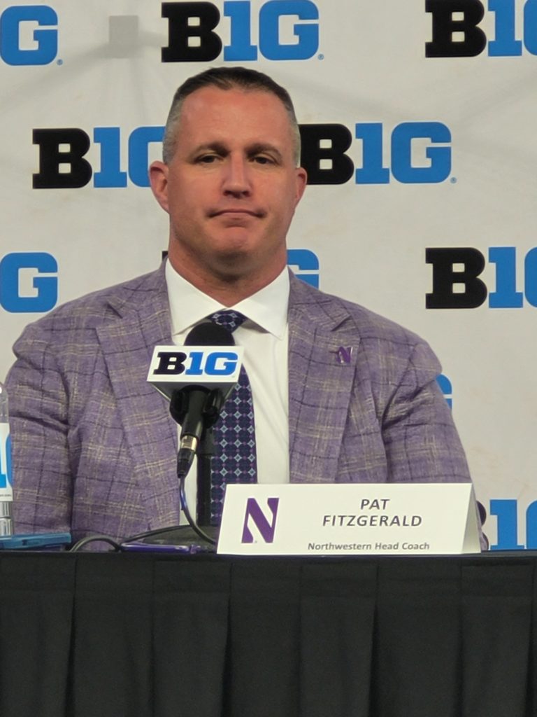 Northwestern Coach Pat Fitzgerald Takes Question from 11-Year-Old