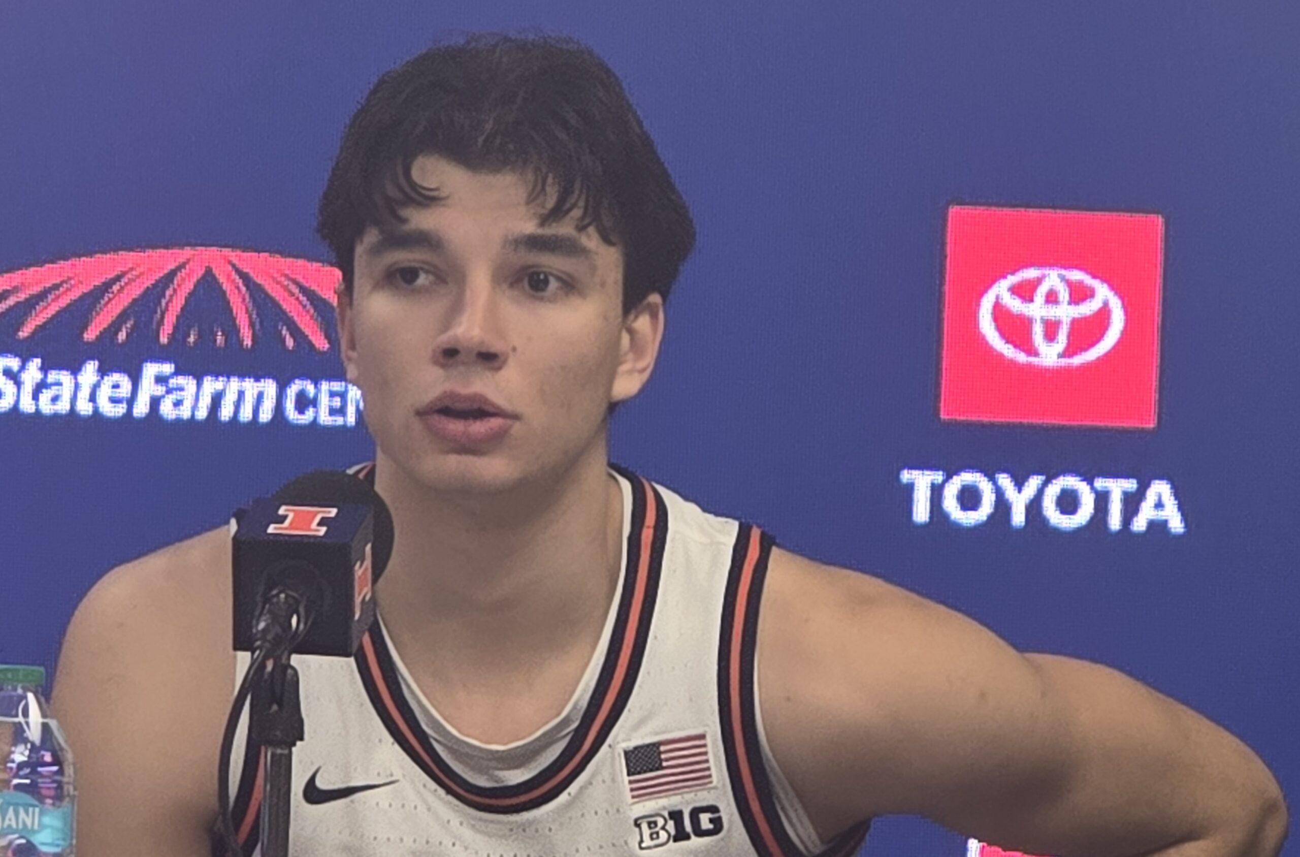 Andrej Stojakovic Steps Up for Illini, in Place of Kylan Boswell