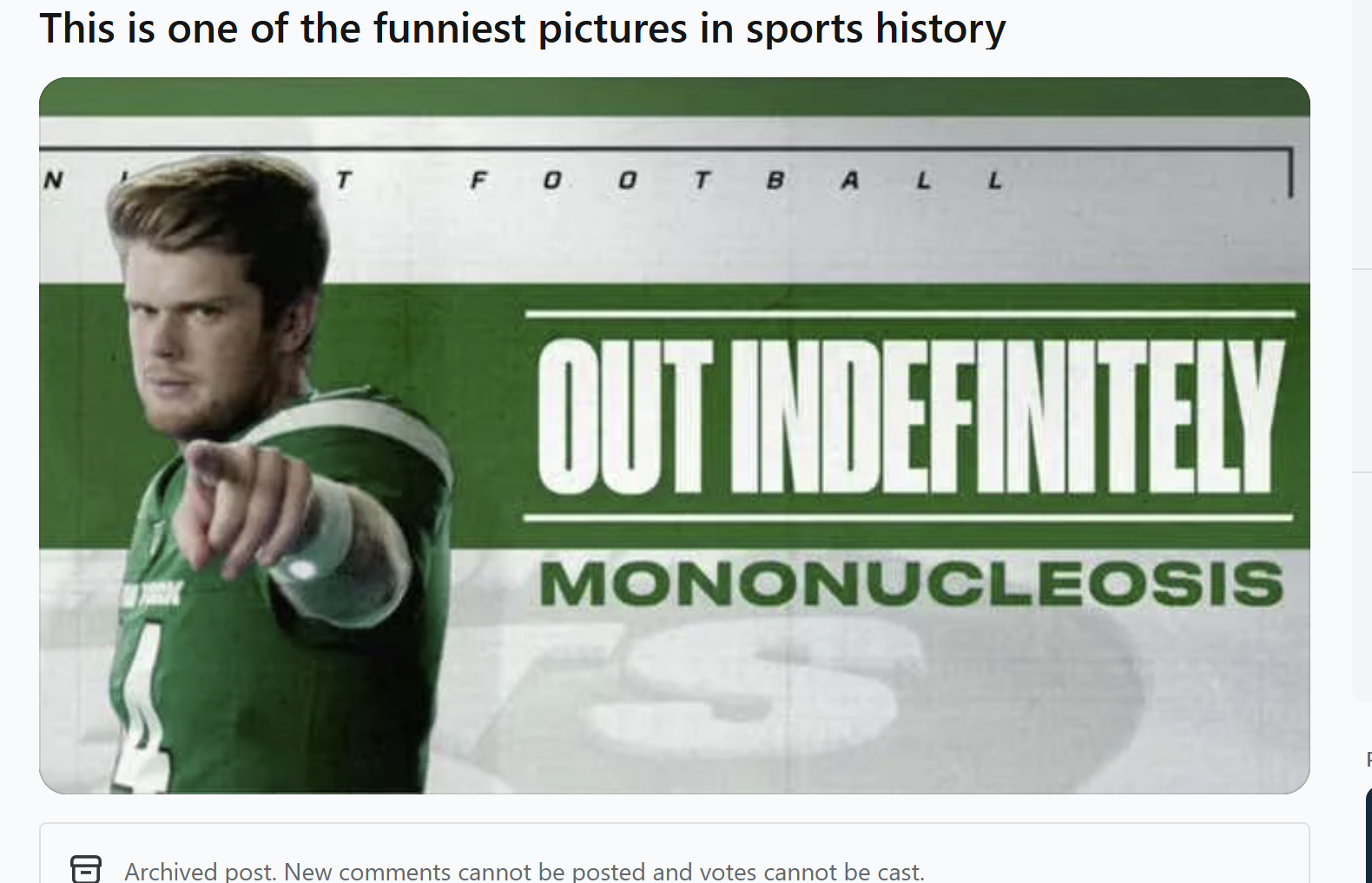 Sam Darnold Meme Funnier than Ever in Super Bowl LX